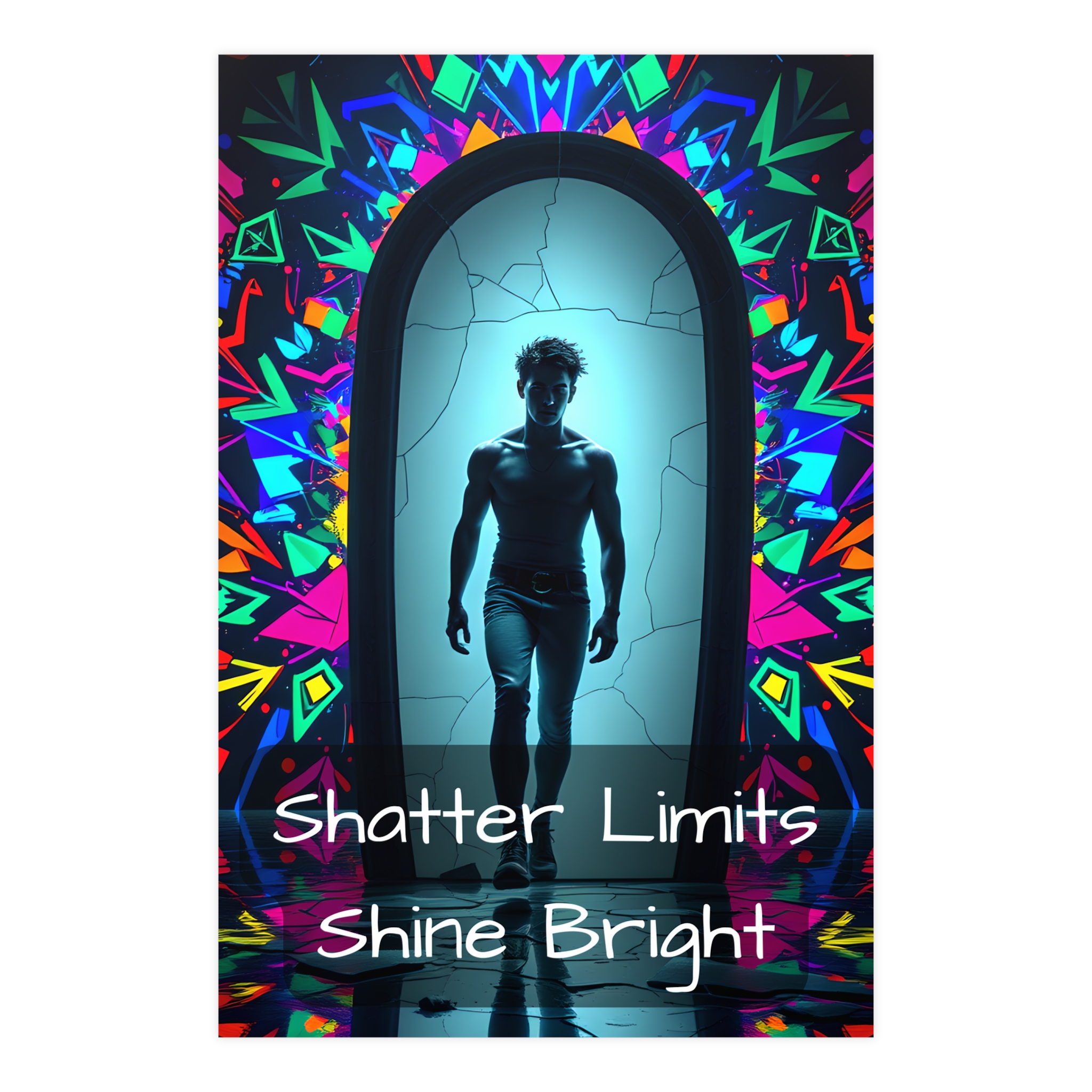 Determination Motivational Poster | Shatter Limits, Shine Bright ...
